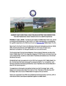 2020 Pebble Beach Event - Hunter Public Relations